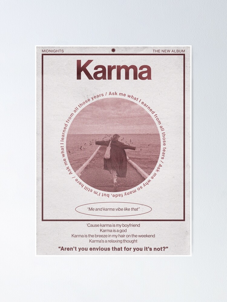"Karma" Poster for Sale by lgsketches | Redbubble