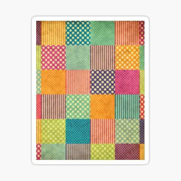 "patchwork" Sticker for Sale by PRINTYDESING1 | Redbubble