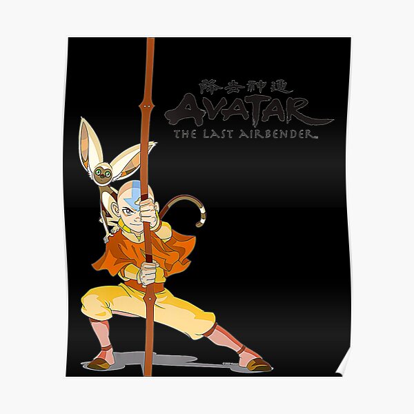 "Aangs, Avatars The Last Airbender, Appa" Poster for Sale by InkaKramer ...