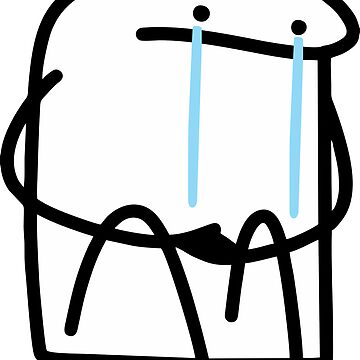 "Flork Crying" Sticker for Sale by JenniferM98 | Redbubble