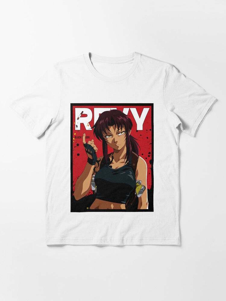 "Revy Rebecca Lee Black Lagoon Red Comic Design" Essential T-Shirt for ...