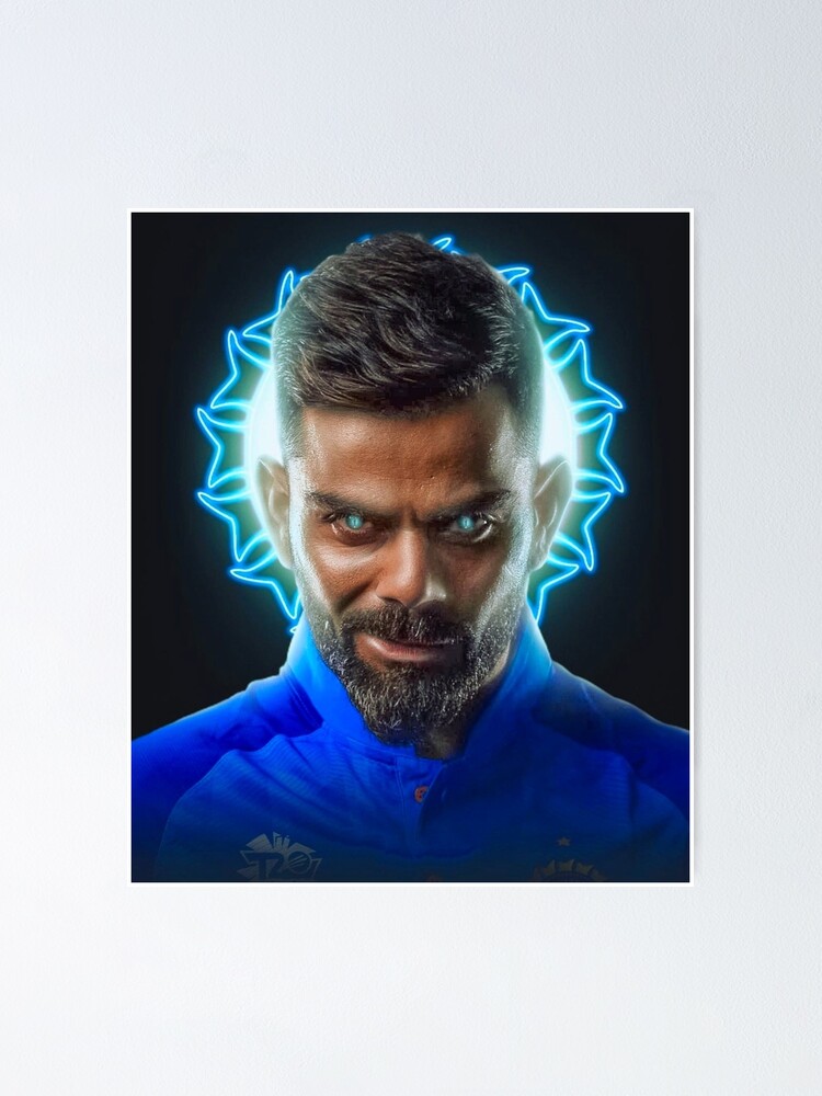 "The Run Machine Virat Kohli - King Kohli" Poster for Sale by Dip-Art ...