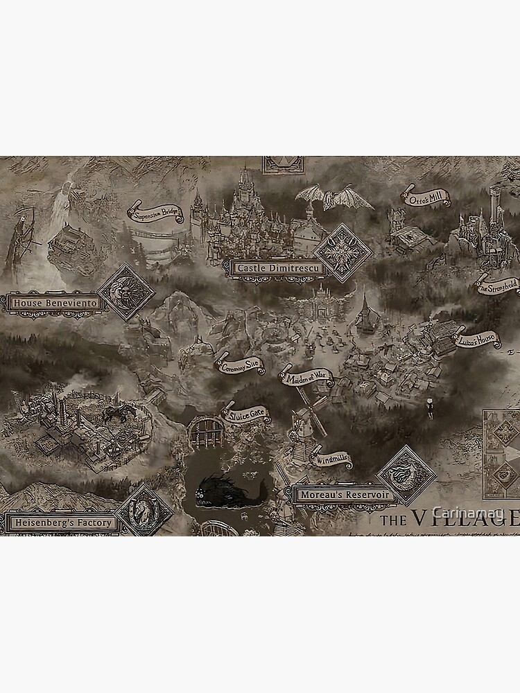 "Resident Evil map" Poster for Sale by Carinamay | Redbubble