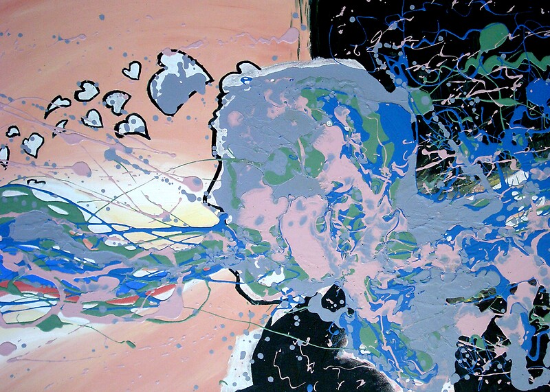 "Abstract Self Portrait" by Steven Novak | Redbubble