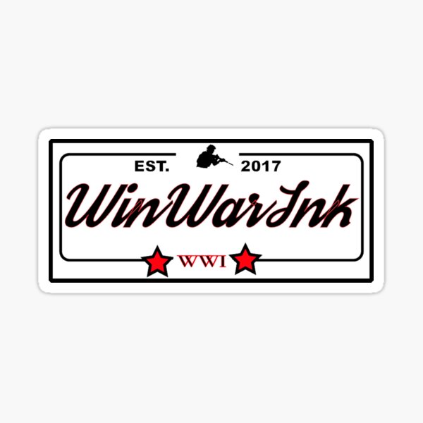 "WIN WAR LOGO" Sticker by WINWARINK | Redbubble
