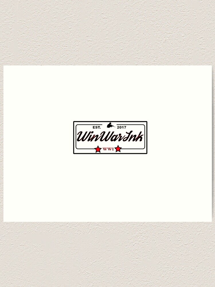 "WIN WAR LOGO" Art Print by WINWARINK | Redbubble