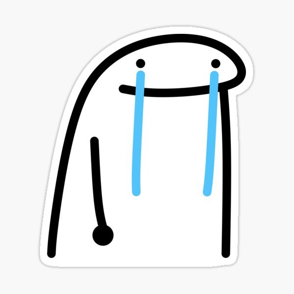 "Flork Crying 2" Sticker for Sale by JenniferM98 | Redbubble