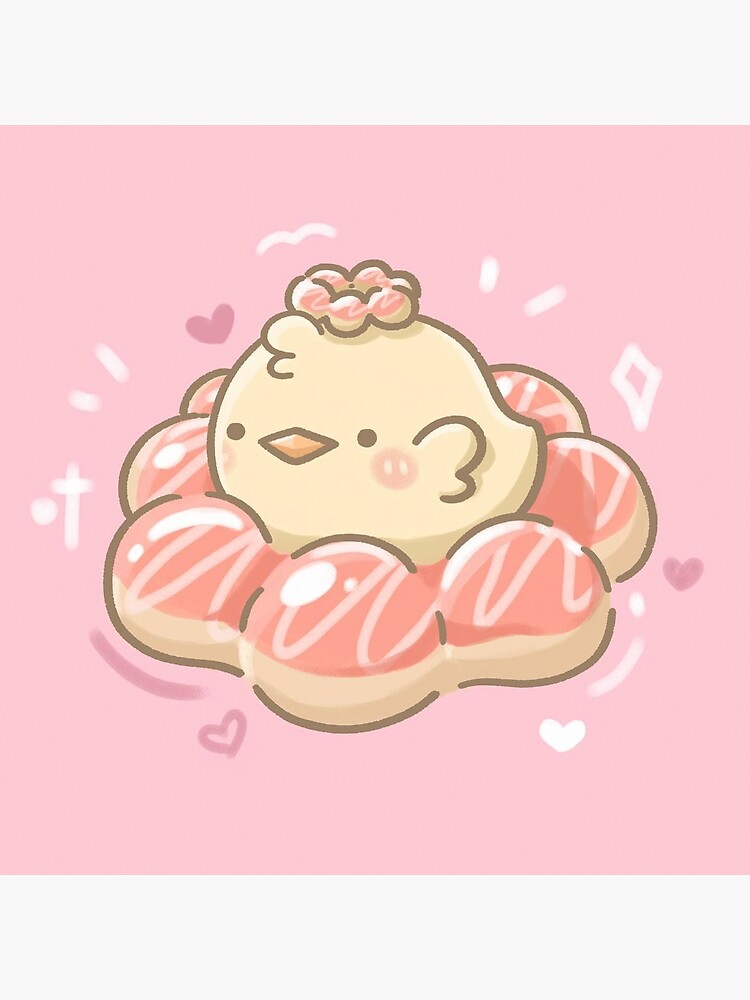 "Mochi Donut Bird" Poster for Sale by ChocoPeanuts | Redbubble