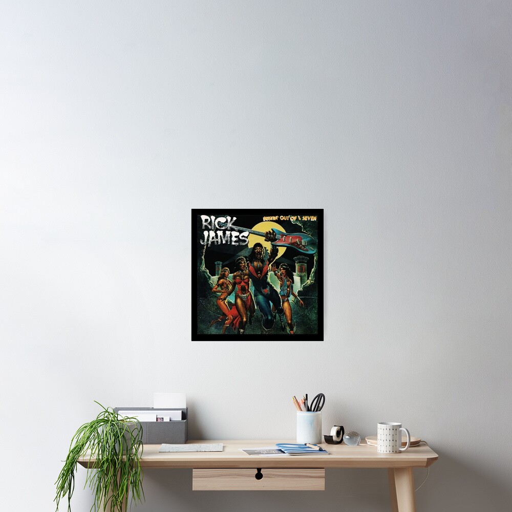"Rick'James album cover best designs logo" Poster for Sale by mbarten1 ...