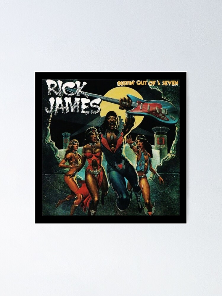 "Rick'James album cover best designs logo" Poster for Sale by mbarten1 ...