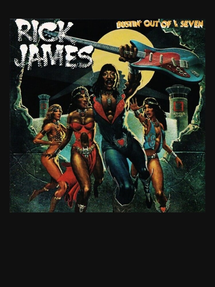"Rick'James album cover best designs logo" T-shirt for Sale by mbarten1 ...