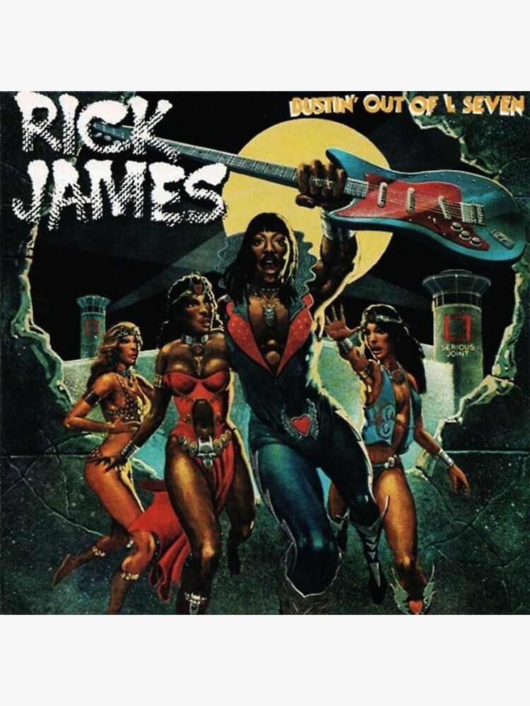"Rick'James album cover best designs logo" Sticker for Sale by mbarten1 ...