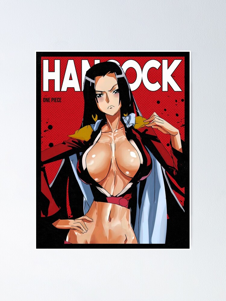 Boa Hancock One Piece Red Comic Design Poster For Sale By Ikaxii Redbubble