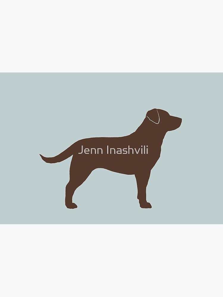 "Chocolate Labrador Retriever Silhouette(s)" Hardcover Journal for Sale ...