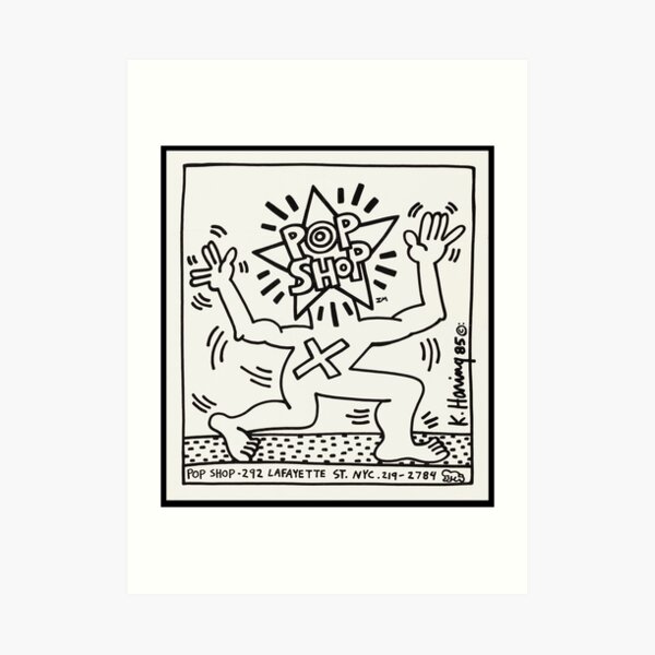 "Pop Shop Flyer Poster Classic Retro Iconic Store" Art Print for Sale ...