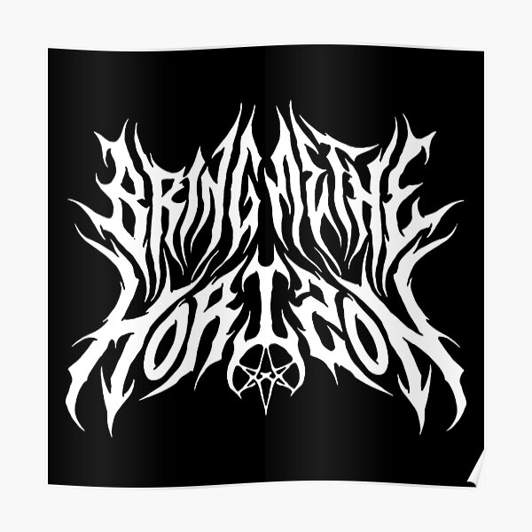"BMTH Metal Logo #2" Poster for Sale by TNKART | Redbubble