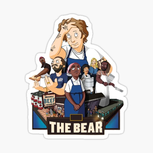 "The Bear tv series" Sticker for Sale by OnlyForFans | Redbubble