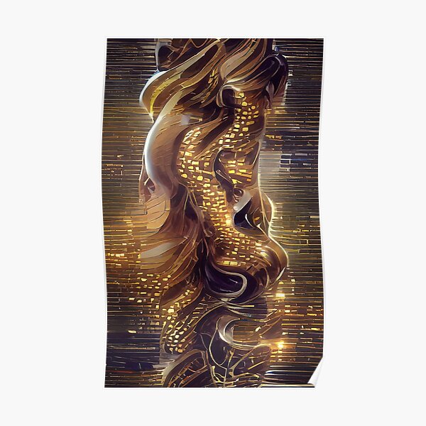 "GOLDEN HELIX" Poster for Sale by headstock | Redbubble