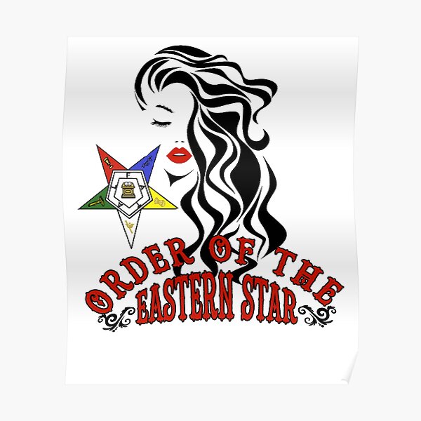 " OES Style Order Of The Eastern Star Logo Sistar " Poster for Sale by ...