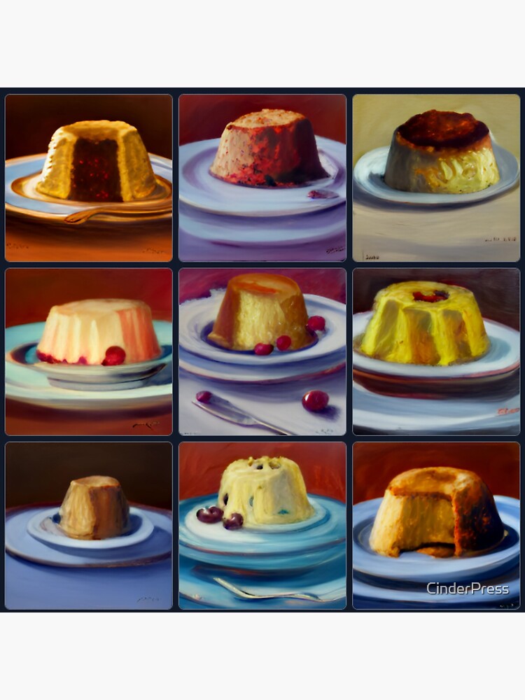 "British Pudding art" Poster for Sale by CinderPress | Redbubble