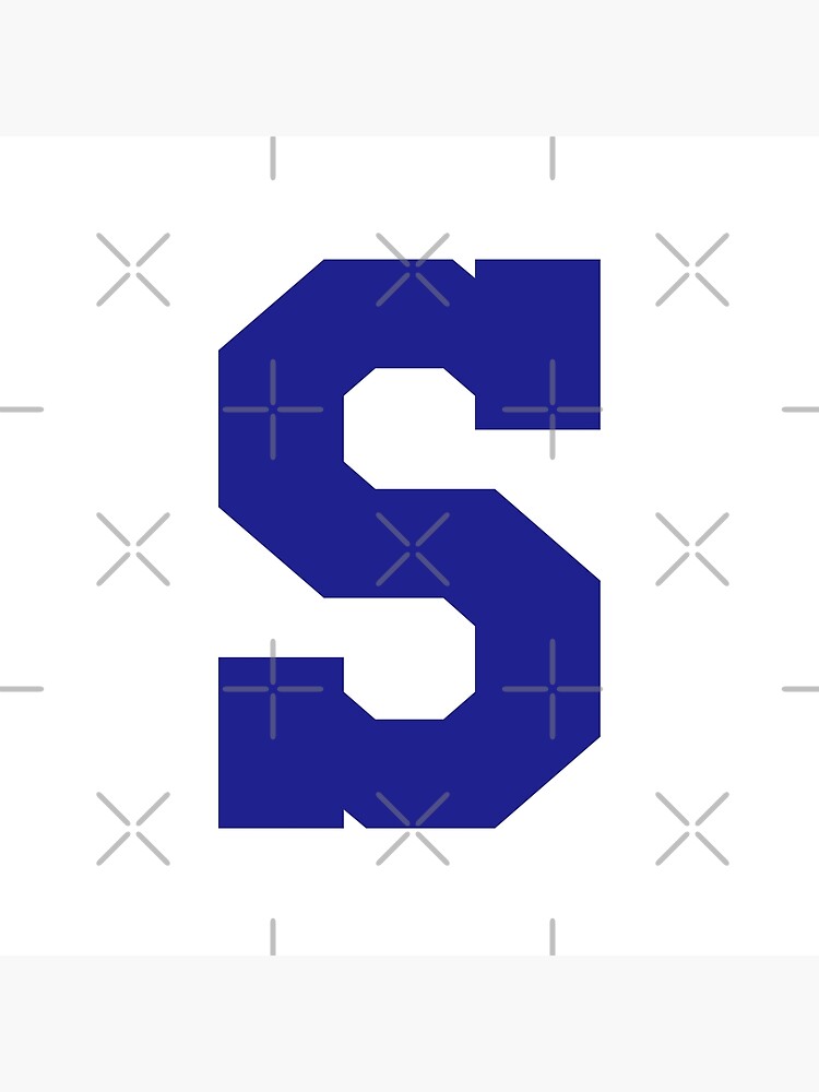 "Alphabet, Blue S, Sports letter S" Poster for Sale by TheCultStuff | Redbubble