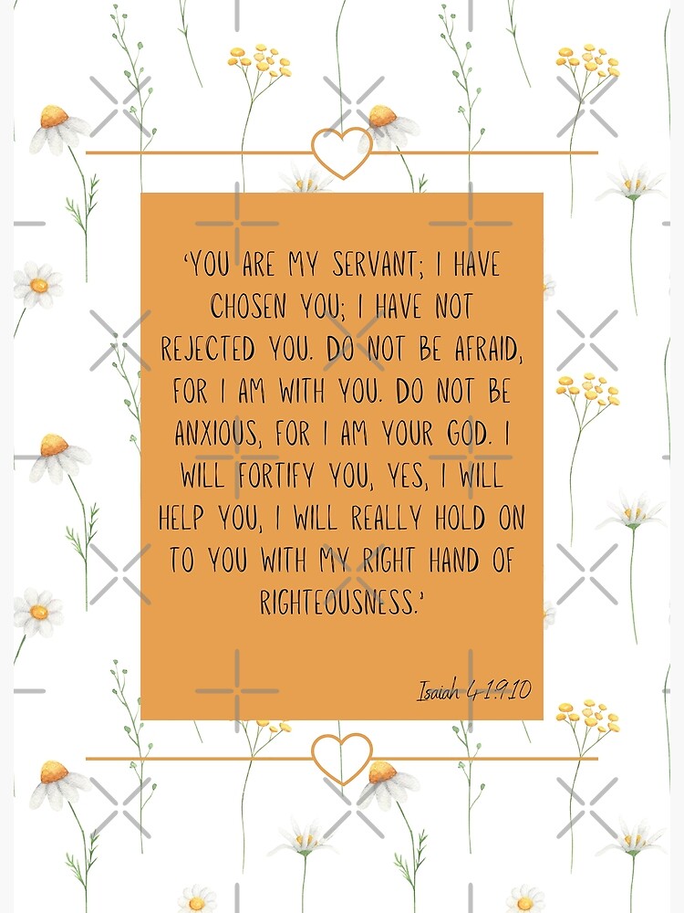 "Isaiah 41:10 JW.org card. Jehovah loves you " Poster for Sale by JJB ...