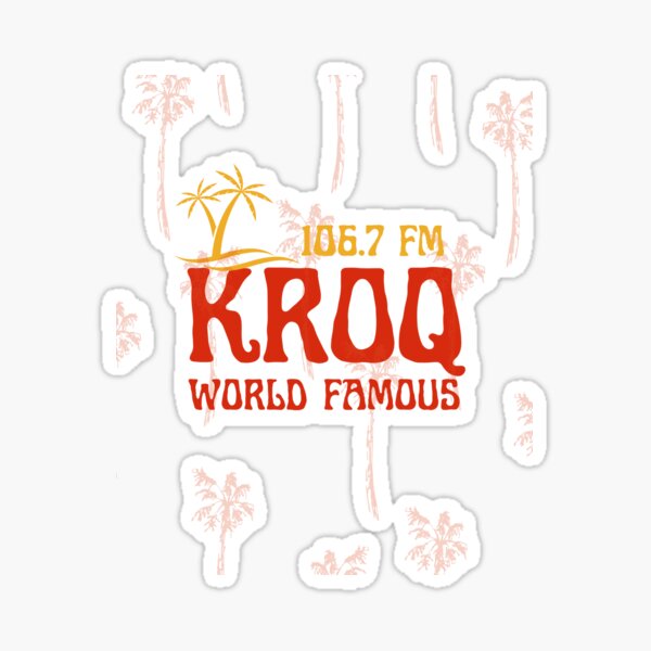 " KROQ" Sticker for Sale by pulchra1 | Redbubble