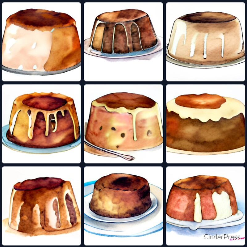 "British Pudding art" by CinderPress | Redbubble