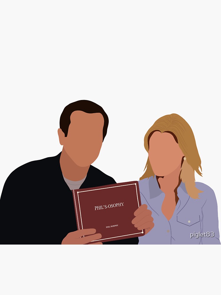 "The Dunphys" Sticker for Sale by piglet83 | Redbubble