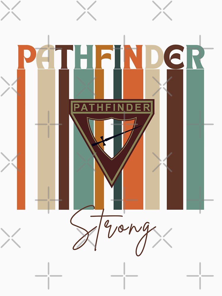 "Pathfinder strong retro color" T-shirt for Sale by UPathfinder ...
