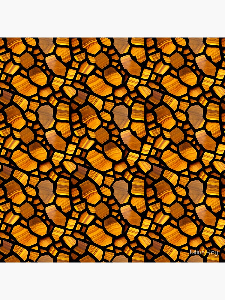 "TIGER EYE PATTERN III" Sticker for Sale by LuxArteStudio | Redbubble
