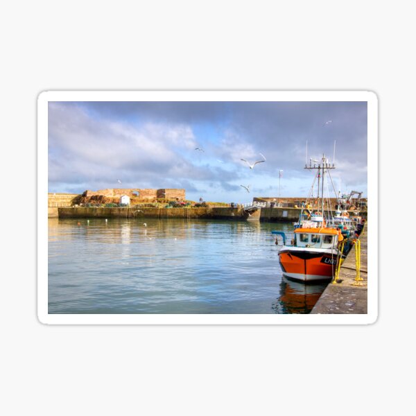 "Victoria Harbour, Dunbar, Scotland" Sticker for Sale by ChristineJayne ...