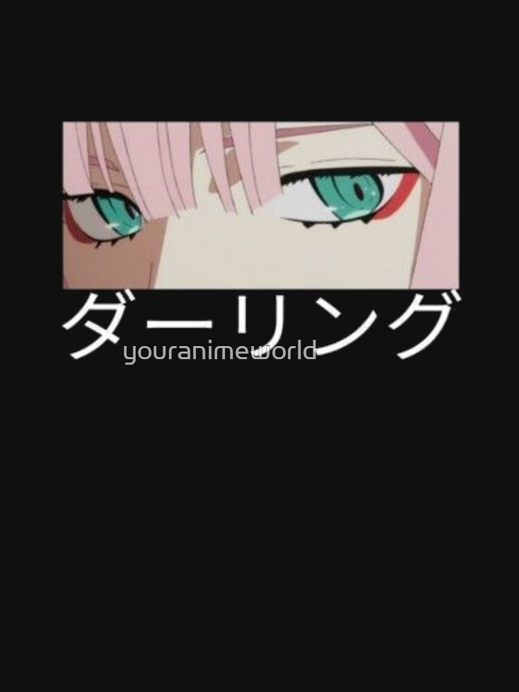 "zero two eyes" T-shirt for Sale by youranimeworld | Redbubble | anime ...