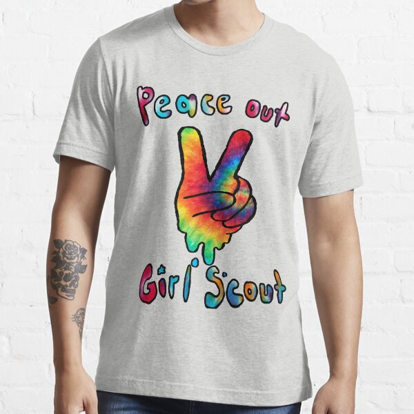 "Peace Out Girl Scout" T-shirt by tonisbazaar | Redbubble | peace t ...