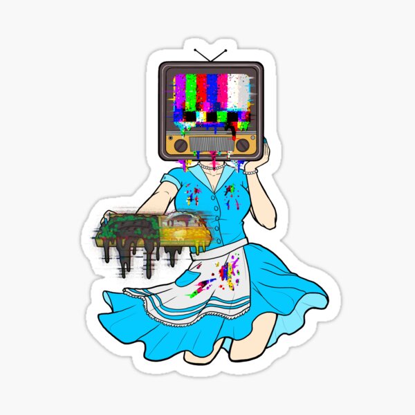 "TV Dinner V1" Sticker for Sale by Kspeciale | Redbubble