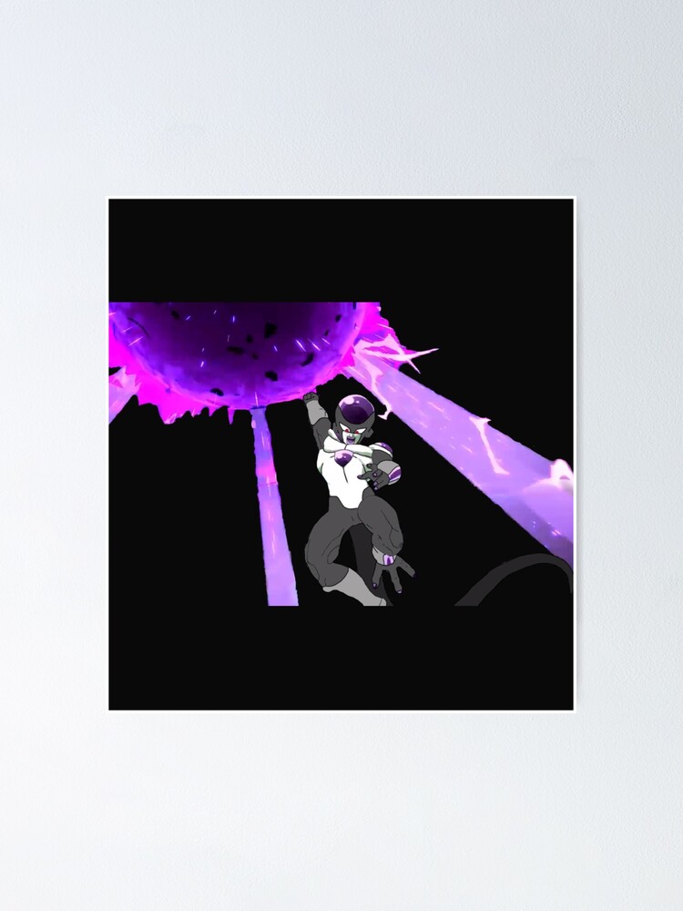 "Black Frieza - Death Ball" Poster for Sale by Frame-n-Play | Redbubble