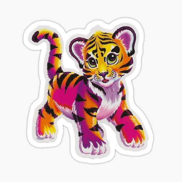 "rainbow tiger cub" Sticker for Sale by acelwt | Redbubble