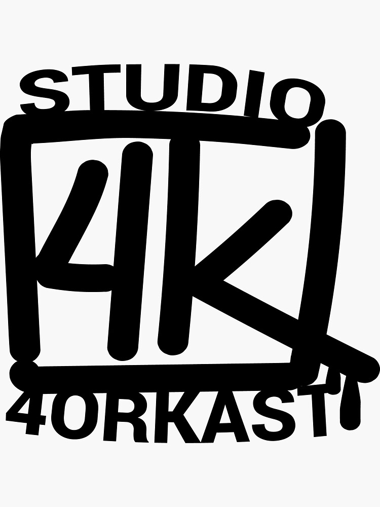 "4orkast Studio Logo" Sticker for Sale by forkast | Redbubble