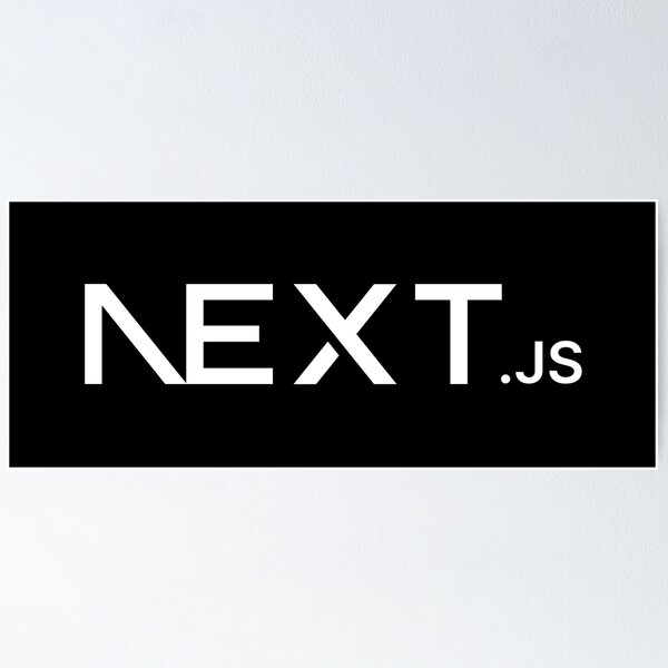 "Nextjs is new React" Poster for Sale by Kanha Design | ⭐⭐⭐⭐⭐ | Redbubble