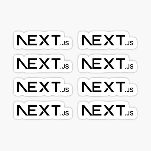 Nextjs Is New React Sticker For Sale By Kanhadesign Redbubble