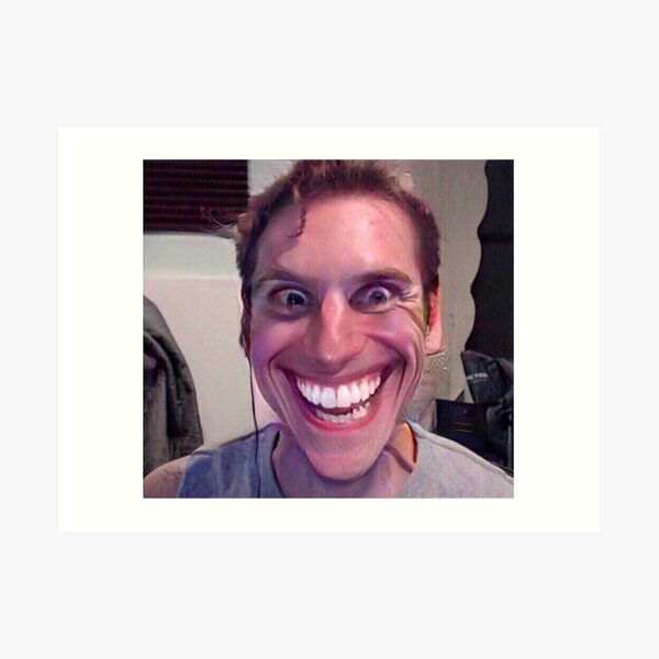 "jerma sus face meme" Art Print for Sale by michaalec | Redbubble