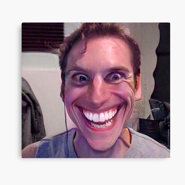 "jerma sus face meme" Canvas Print for Sale by michaalec | Redbubble