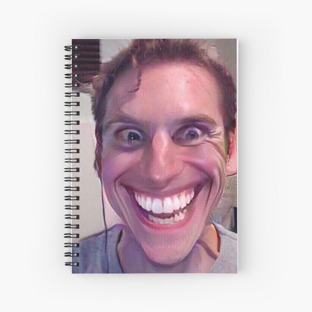 "jerma sus face meme" Spiral Notebook for Sale by michaalec | Redbubble