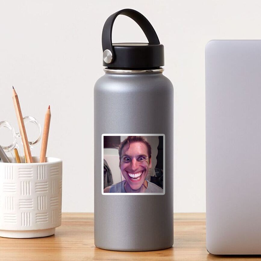 "jerma sus face meme" Sticker for Sale by michaalec | Redbubble