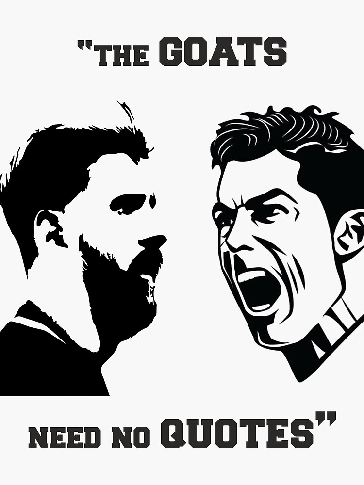 "Amazing Quote on Goats Football World Qatar 2022" Sticker for Sale by ...