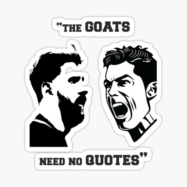 "Amazing Quote on Goats Football World Qatar 2022" Sticker for Sale by ...