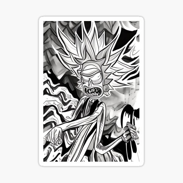 "Rick" Sticker for Sale by MrBigBagels | Redbubble