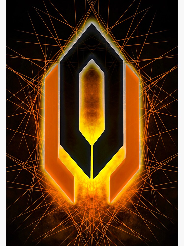 Mass Effect Cerberus Logo Sticker For Sale By Commandan7 Redbubble