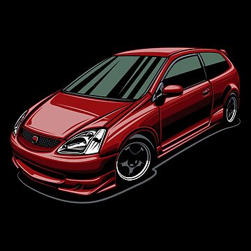 "Civic EP3" Sticker for Sale by OlegMarkaryan | Redbubble