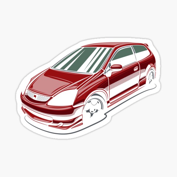 "Civic EP3" Sticker for Sale by OlegMarkaryan | Redbubble